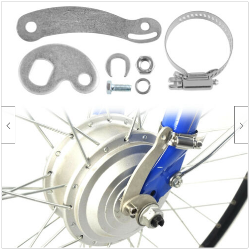 Voilamart 2 Set Electric Bicycle E-Bike Universal Torque Arm for Front ...